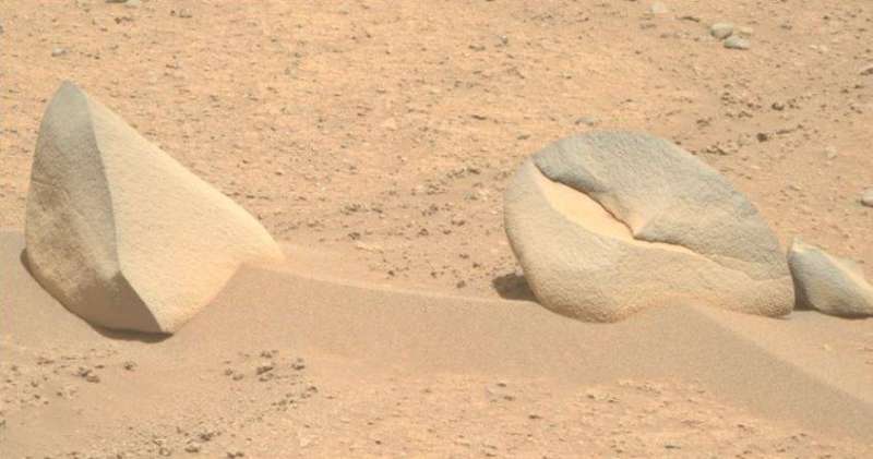 "Unveiling the Martian Illusions: Strange Rock Formations and the ...